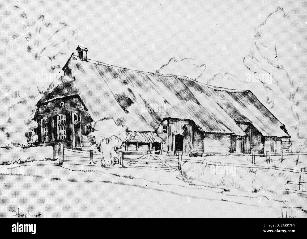 Staphorster farm (after sketch by J. Jans) Date: undated Location ...