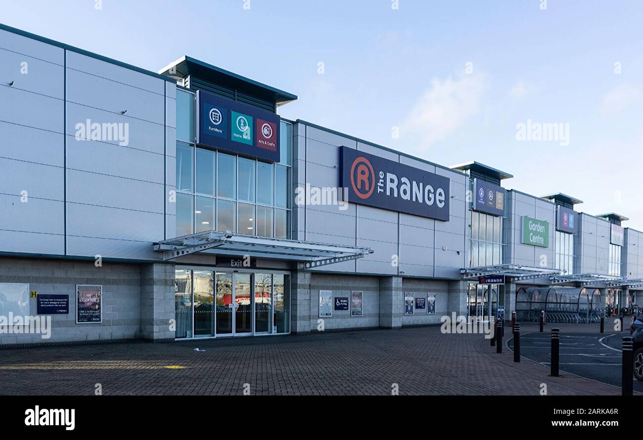 The Range retail store in the Liffey Valley Retail Park in West Dublin ...