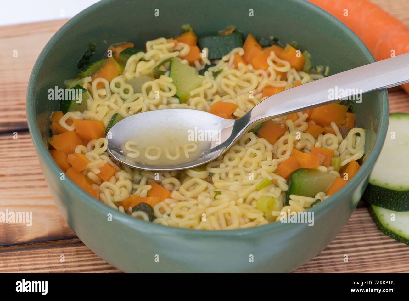 Soup word hi-res stock photography and images - Alamy
