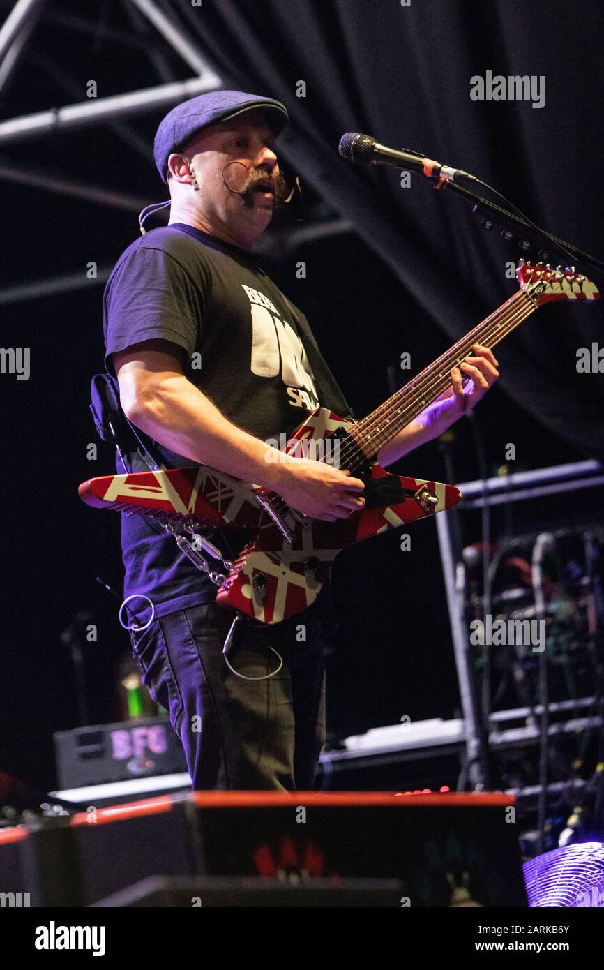 Milan Italy. 28 January 2020. The American punk/rock band ZEBRAHEAD ...