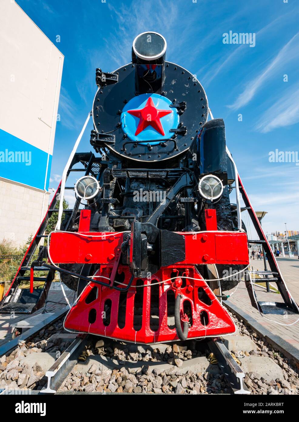Train railway soviet hi-res stock photography and images - Alamy