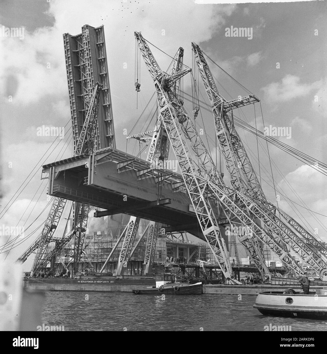 Largest bascule bridge in the world approaching completion. The ...