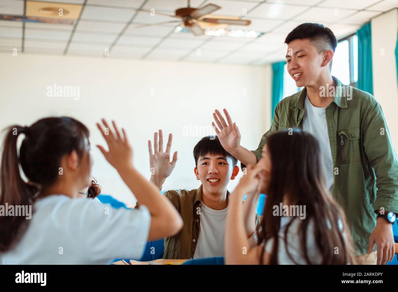 Boy play group classroom hi-res stock photography and images - Alamy