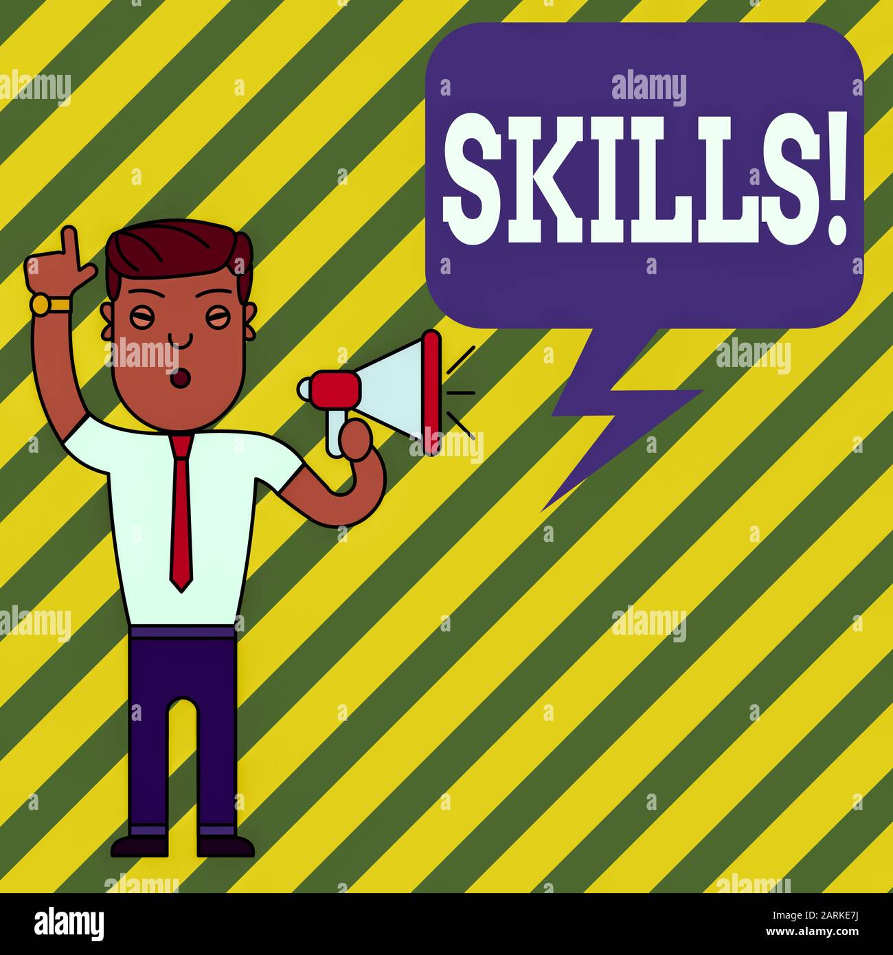 Word writing text Skills. Business photo showcasing ability do ...