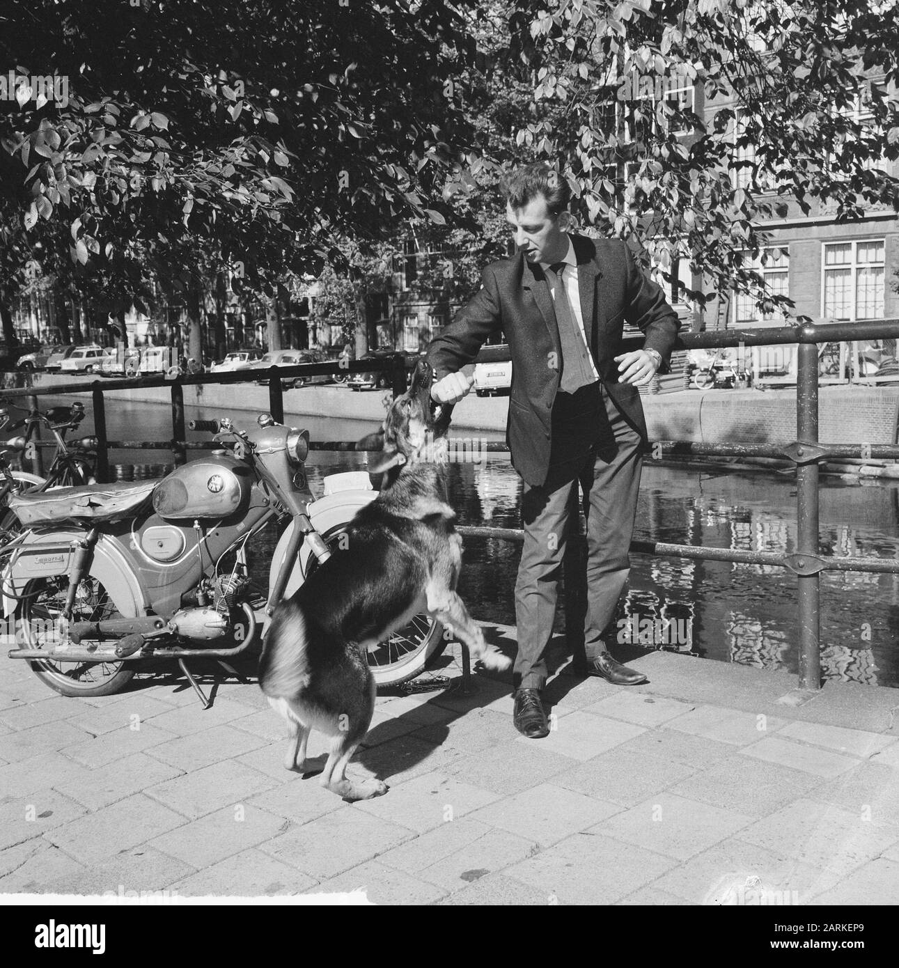 Dog attacking man Date: September 24, 1964 Keywords: attacks, dogs, men ...