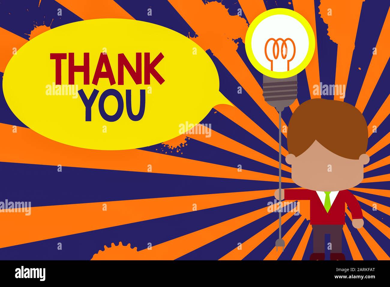Conceptual hand writing showing Thank You. Concept meaning a polite ...