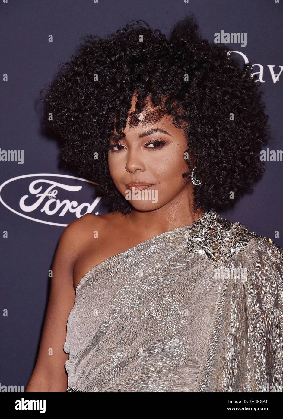 BEVERLY HILLS, CA - JANUARY 25: Adrienne Warren attends the Pre-GRAMMY ...
