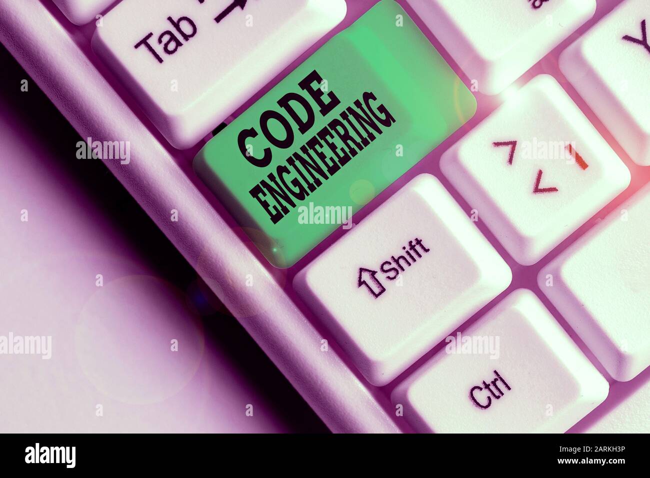 Conceptual hand writing showing Code Engineering. Concept meaning ...