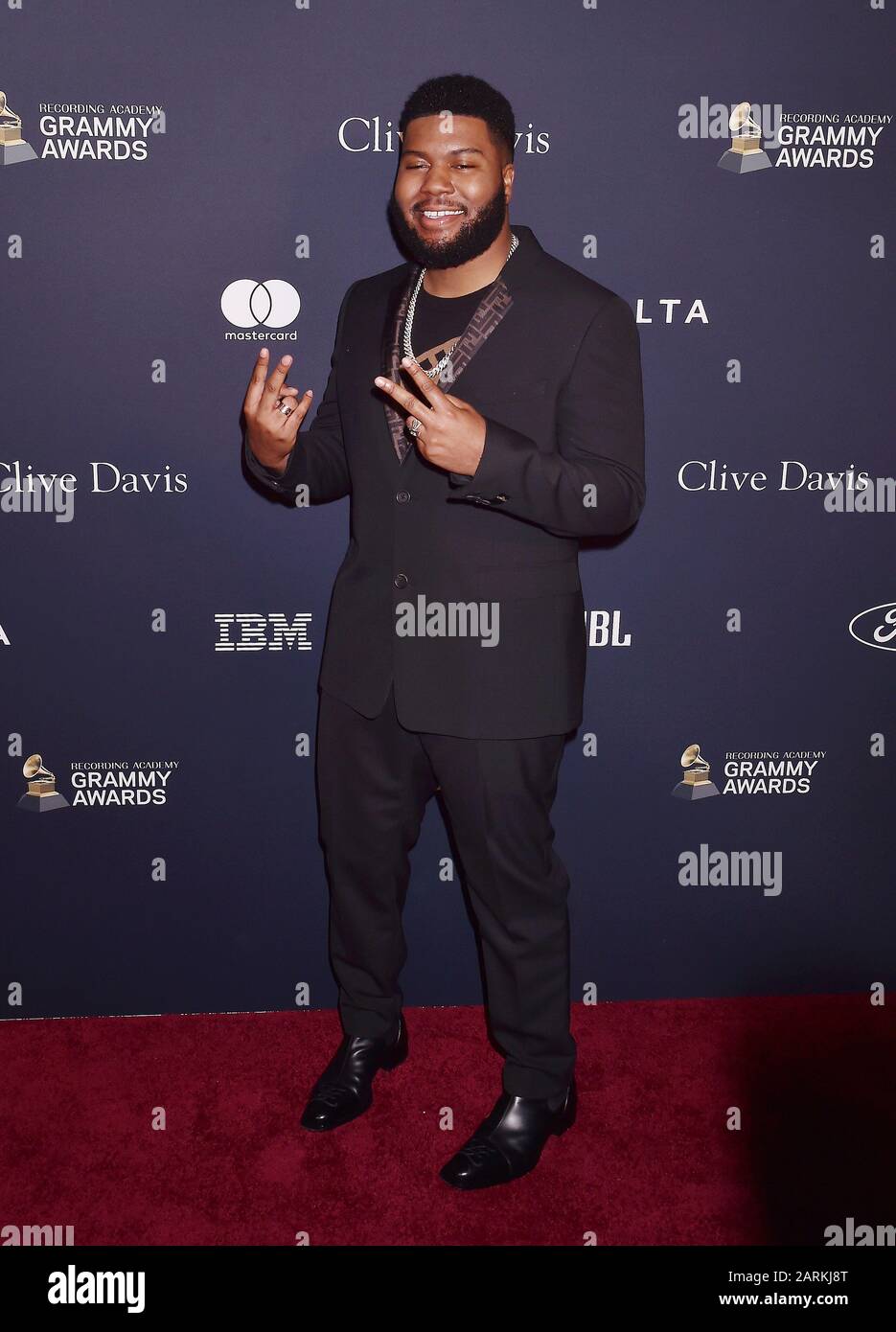 BEVERLY HILLS, CA - JANUARY 25: Khalid attends the Pre-GRAMMY Gala and ...