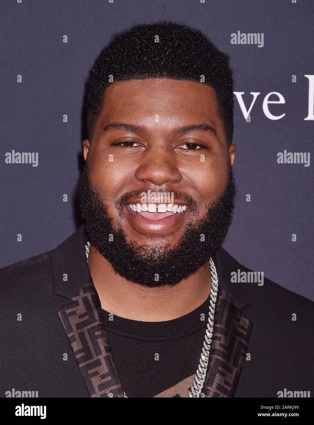 BEVERLY HILLS, CA - JANUARY 25: Khalid attends the Pre-GRAMMY Gala and ...