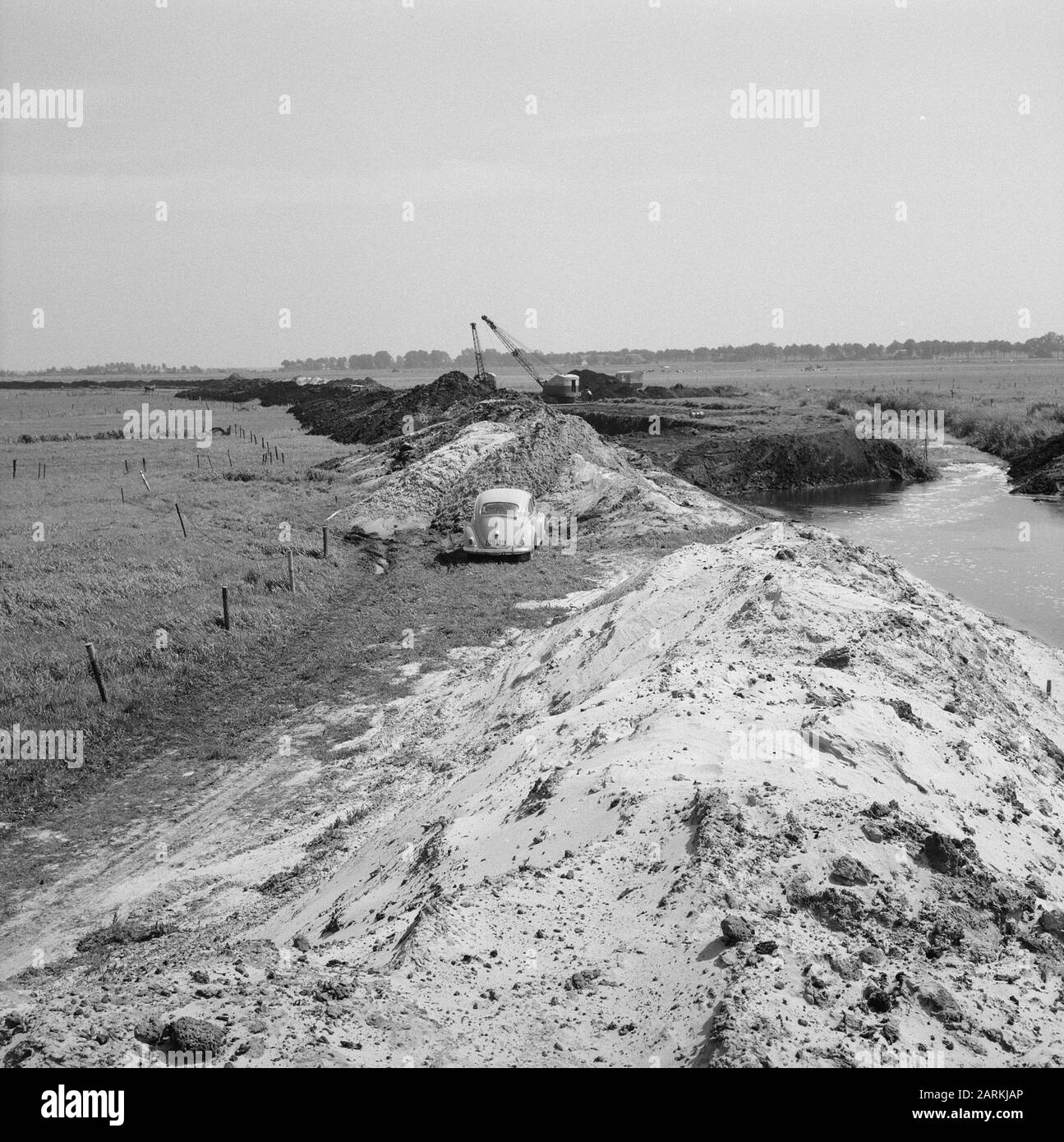 digging and improving canals, building bridges, work, old shipping Date ...