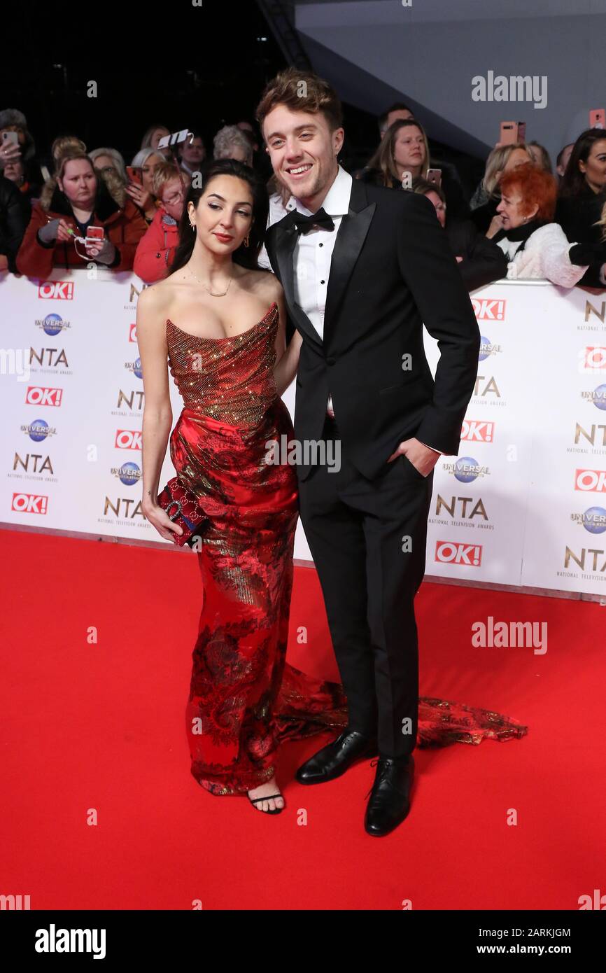 Roman Kemp and Anne-Sophie Flury, National Television Awards, The O2 ...
