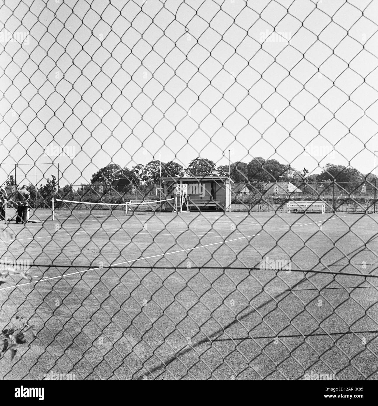 Tennis grounds Black and White Stock Photos & Images - Alamy