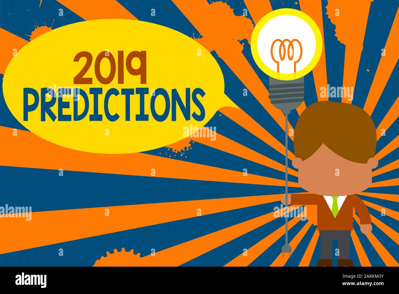 Conceptual hand writing showing 2019 Predictions. Concept meaning ...