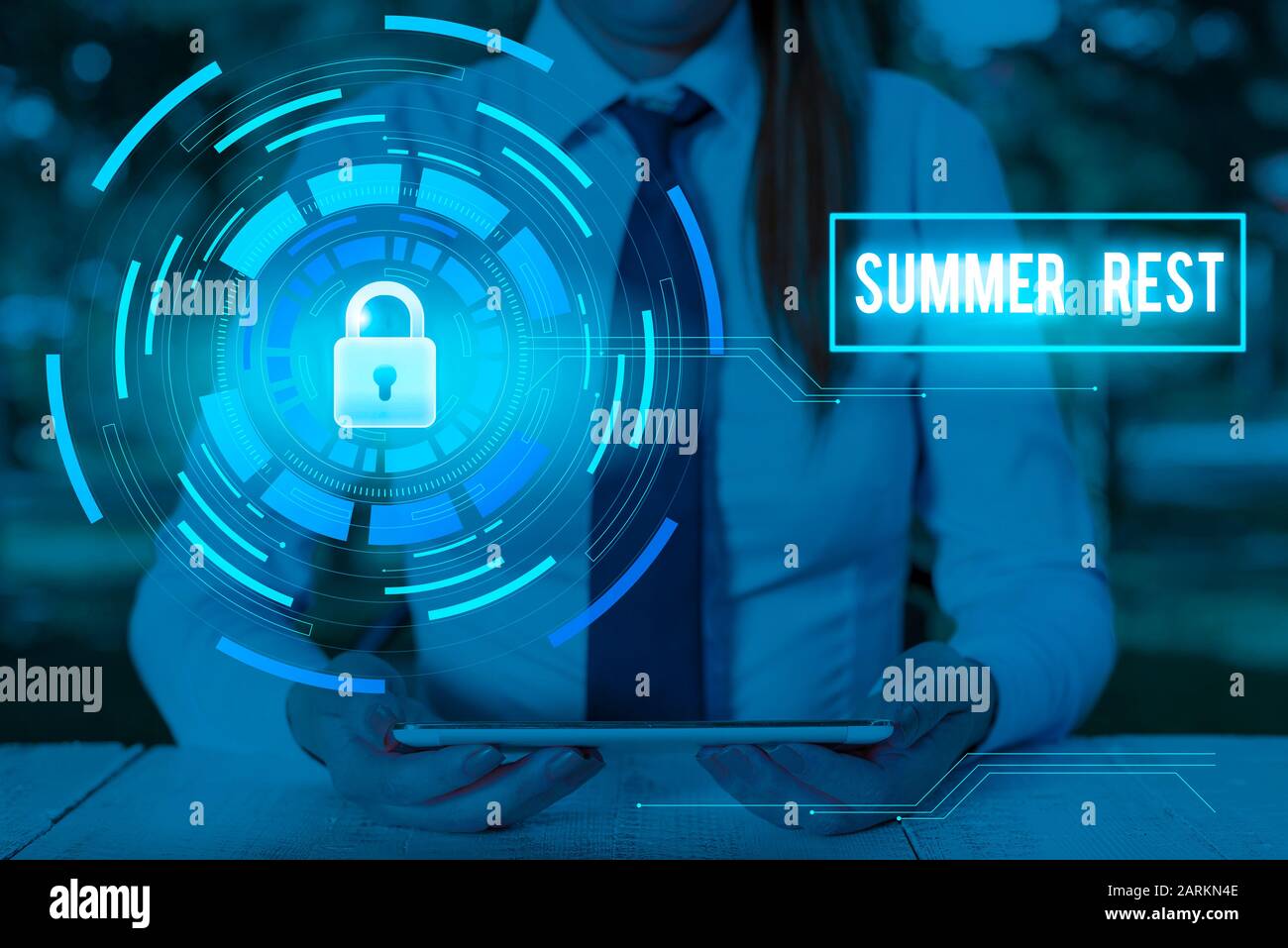 Word writing text Summer Rest. Business photo showcasing taking holiday ...