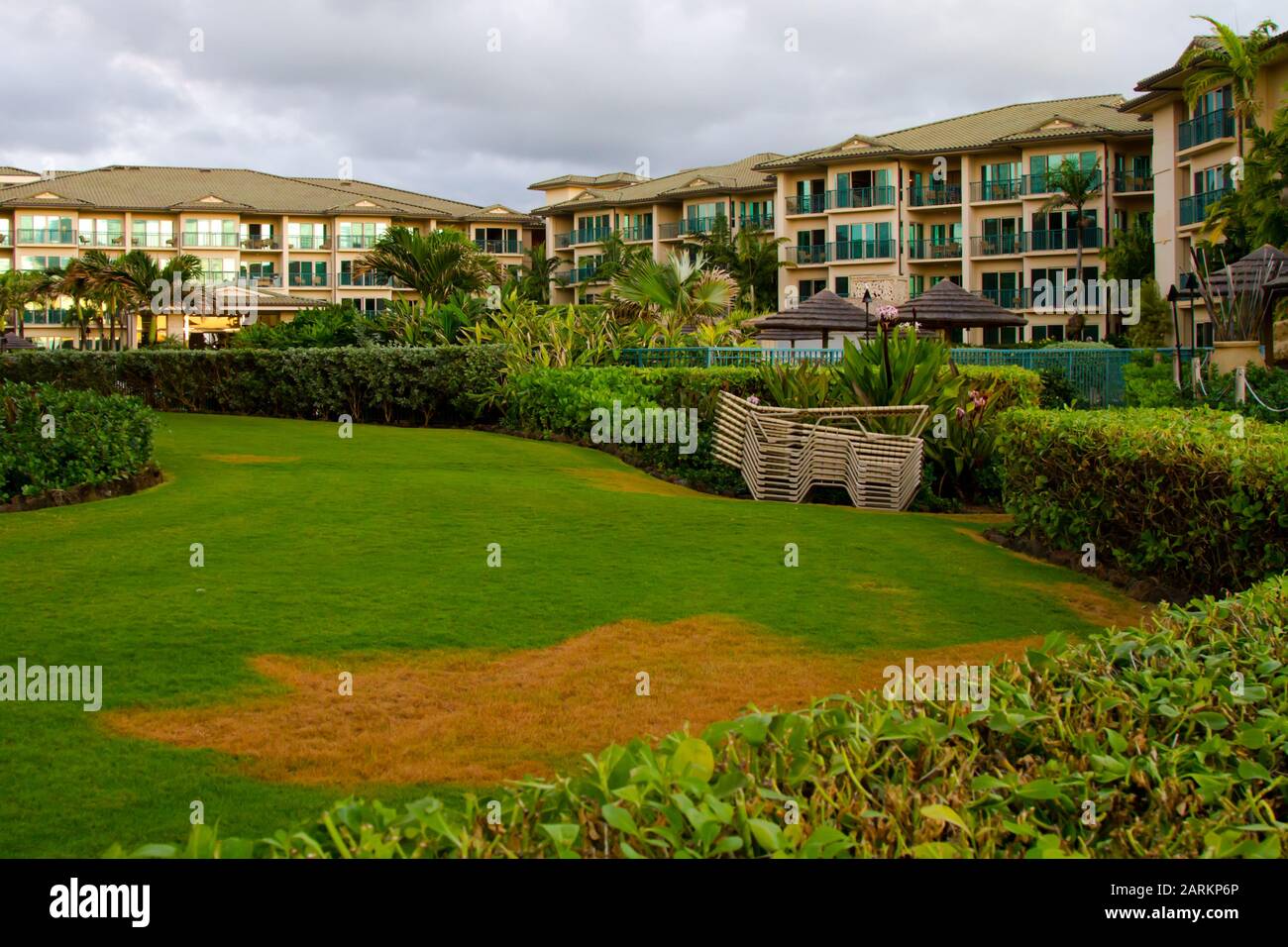 Resort buildings exterior Stock Photo - Alamy