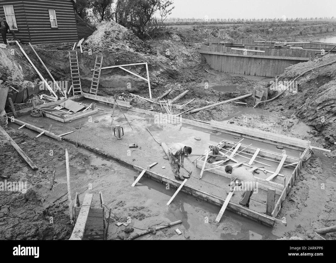 digging and improving canals, construction bridges, construction wells ...