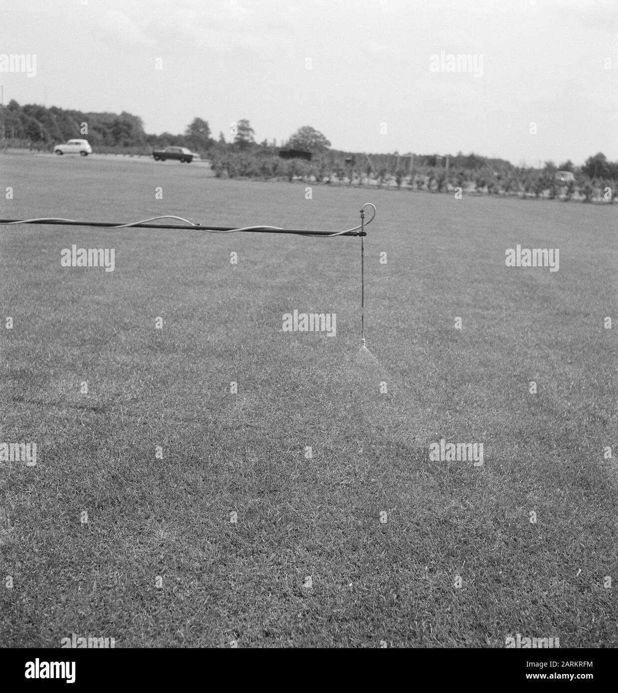 Spraying fertilizers lawn hi-res stock photography and images - Alamy