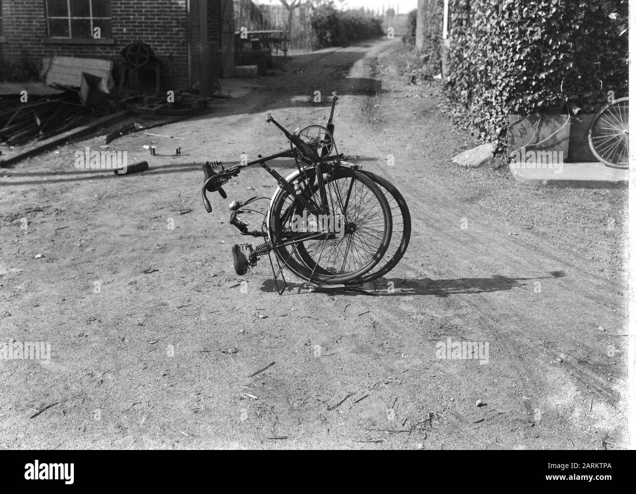 Inventor who built a folding bike Date: 1945 Keywords: bicycles ...