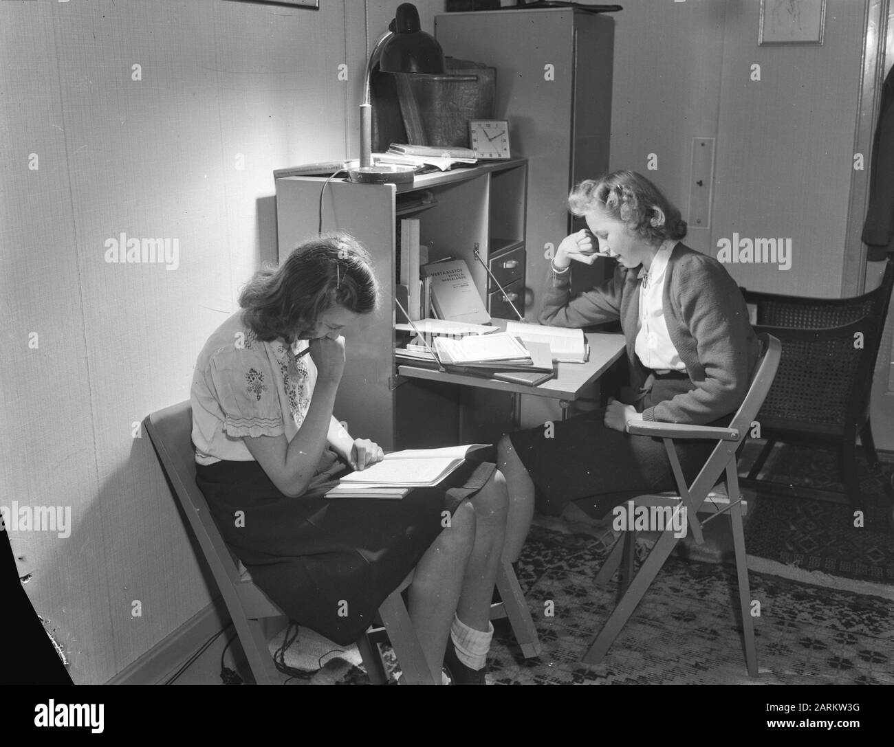 School students exams Black and White Stock Photos & Images - Alamy