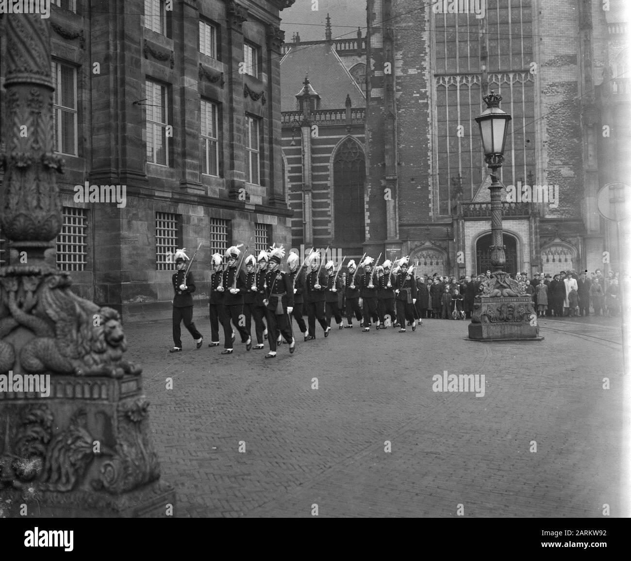 Royal palace in center Black and White Stock Photos & Images - Alamy