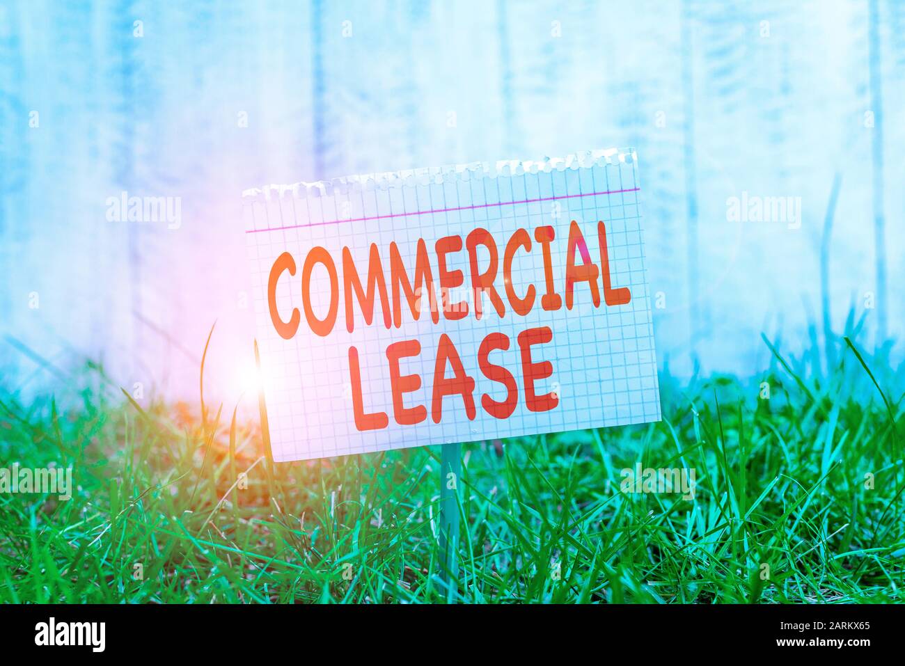 Conceptual hand writing showing Commercial Lease. Concept meaning ...