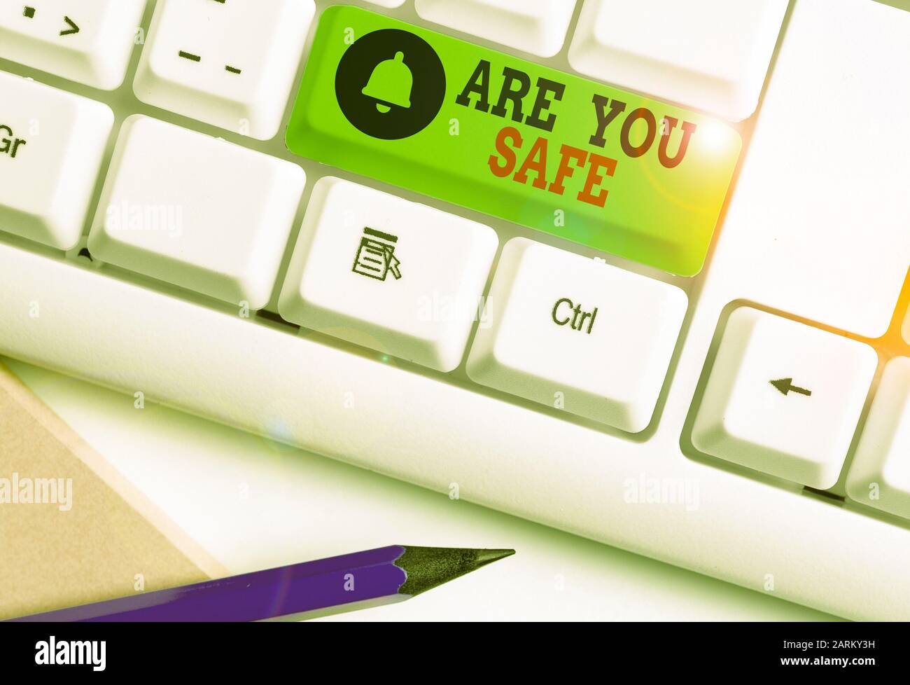 Handwriting text writing Are You Safe. Conceptual photo Free from ...