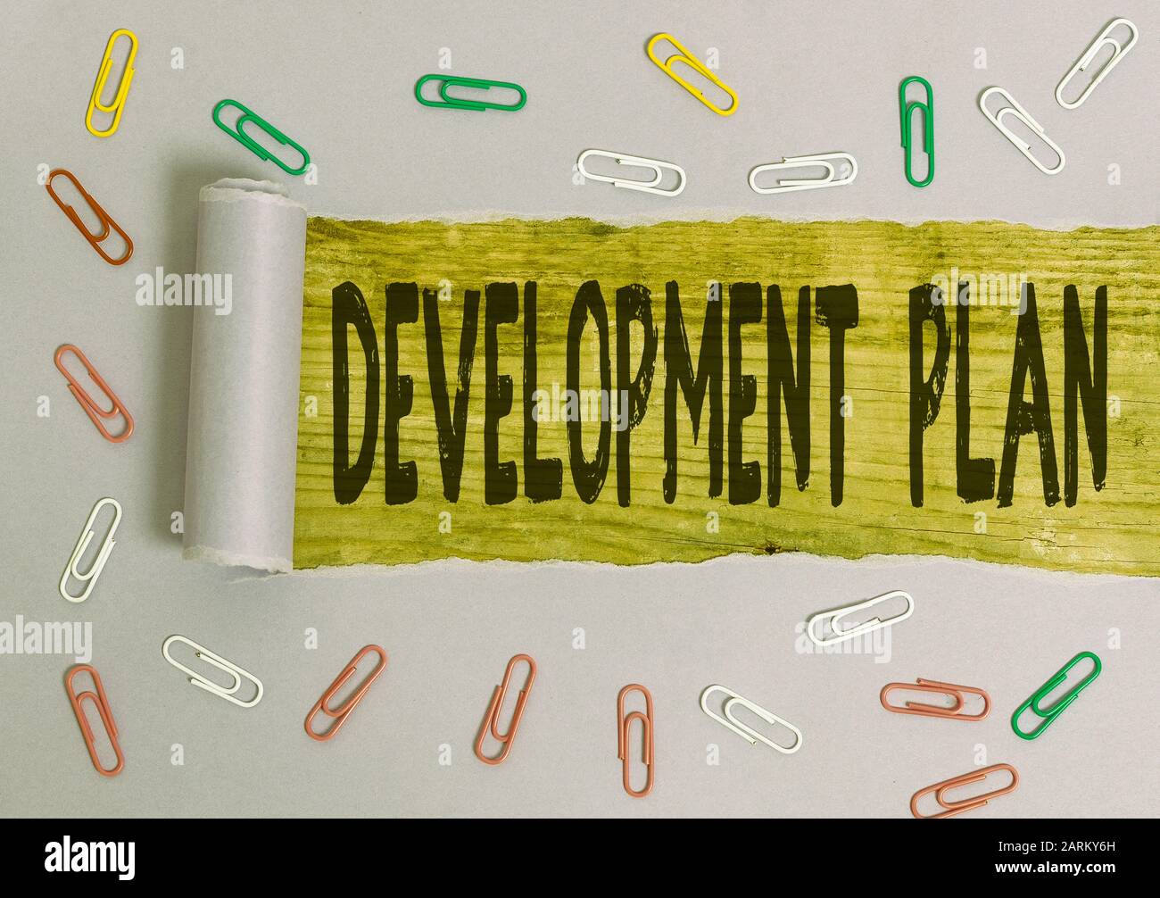 Conceptual hand writing showing Development Plan. Concept meaning the ...