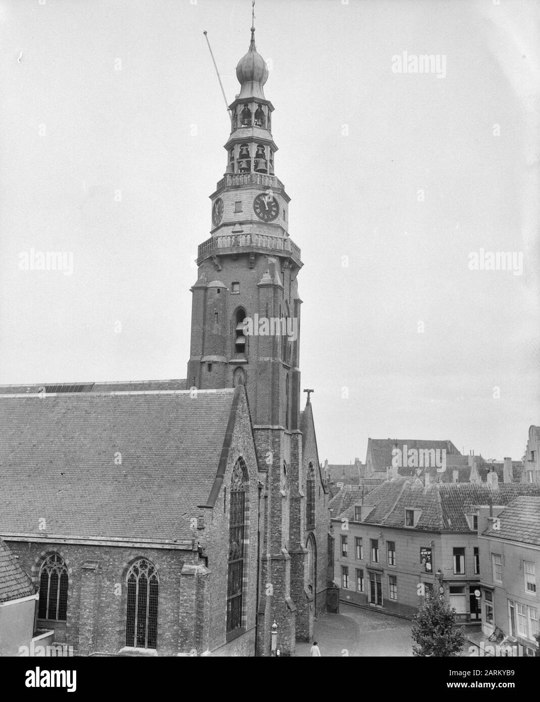 St jacobs tower Black and White Stock Photos & Images - Alamy