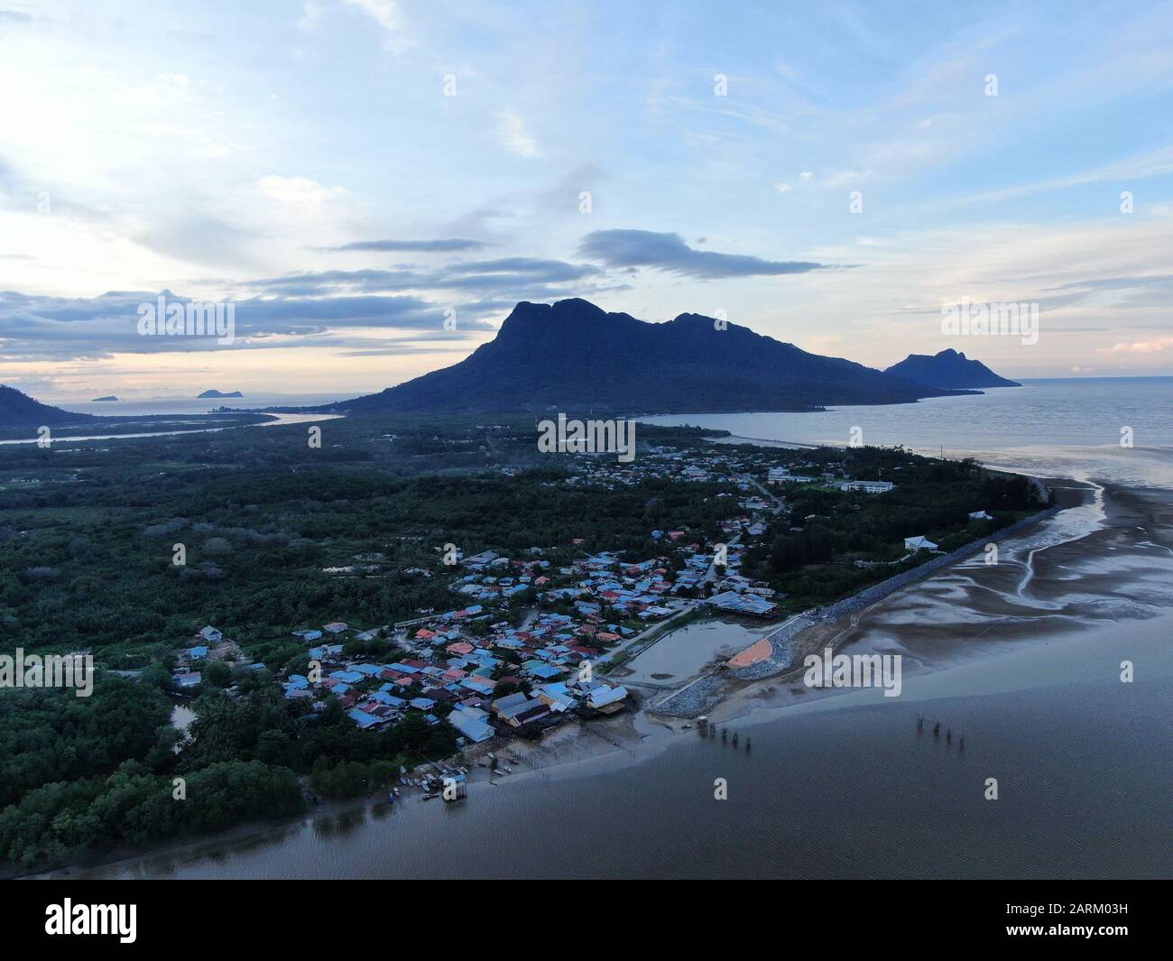 Buntal, Sarawak / Malaysia - January 6, 2020: The Beautiful Fishing ...