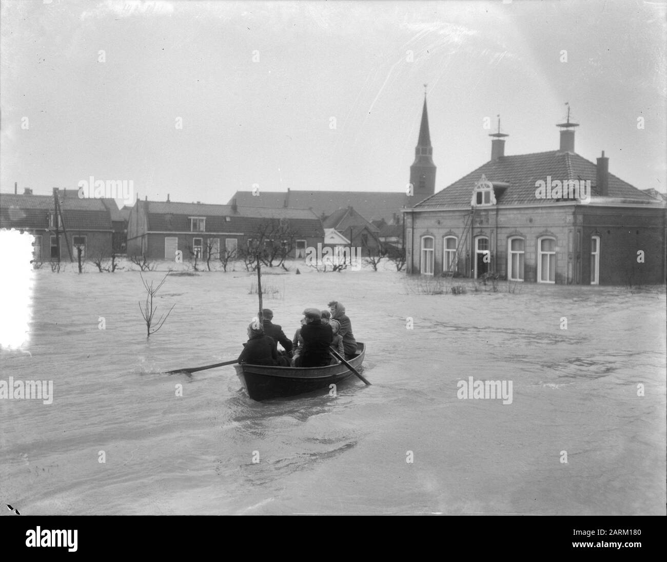 Storm over the Netherlands. Dike breakthroughs, floods South Country ...