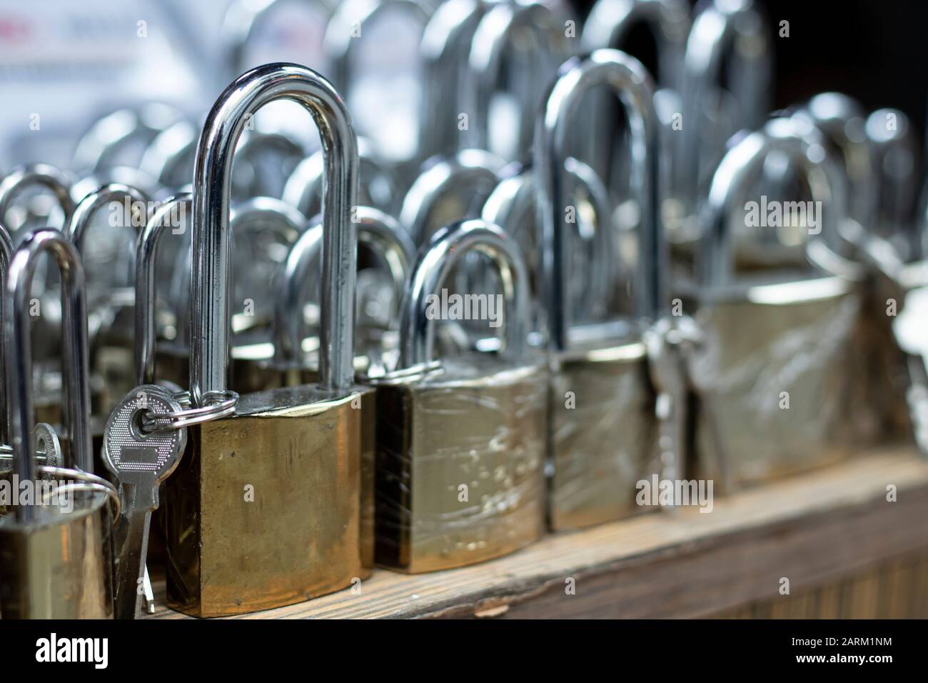 Padlock sizes hi-res stock photography and images - Alamy