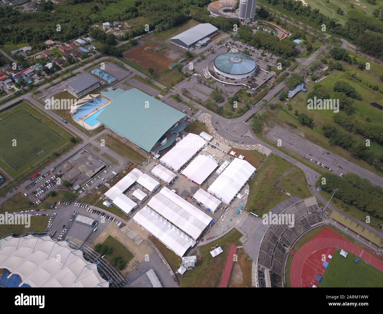 Kuching, Sarawak / Malaysia - November 8 2019: The Sarawak Stadium ...