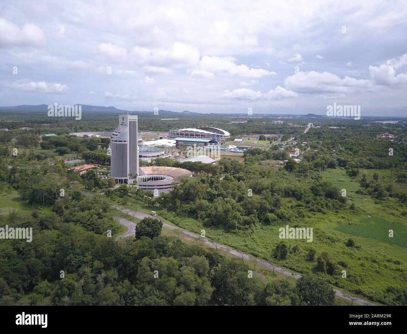 Kuching, Sarawak / Malaysia - November 8 2019: The buildings, landmarks ...