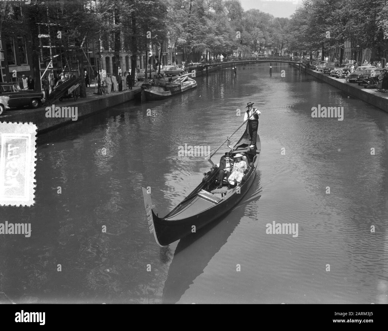 Family gondola ride Black and White Stock Photos & Images - Alamy