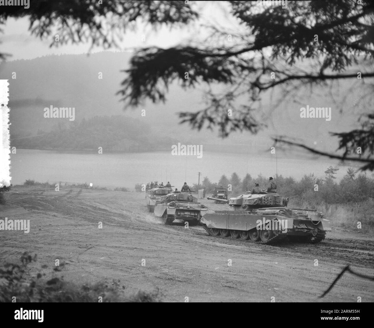 European military exercises in Black and White Stock Photos & Images ...