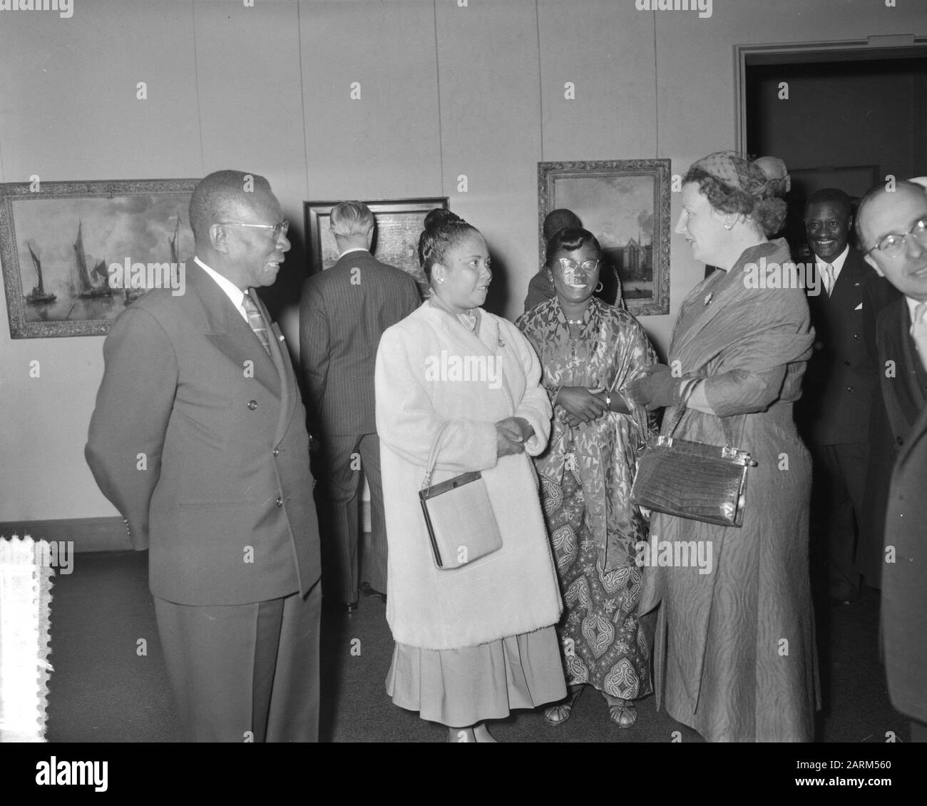 Visit president tubman Black and White Stock Photos & Images - Alamy