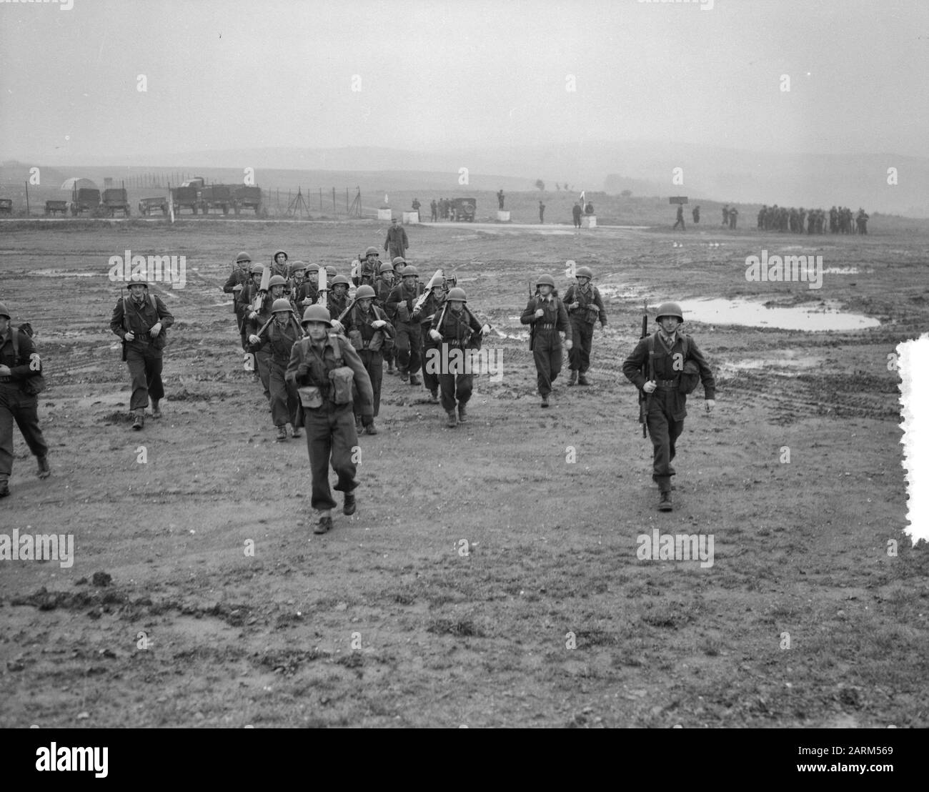Vogelsang (West Germany). Army exercises 32nd regiment. Infantry ...
