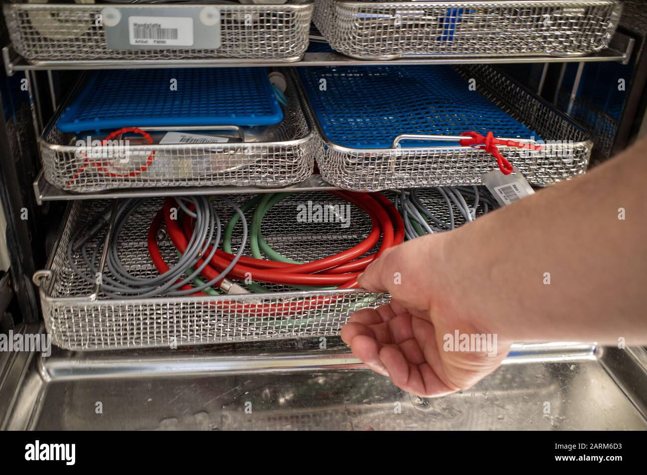 in a central sterilization department, the instruments used for an ...