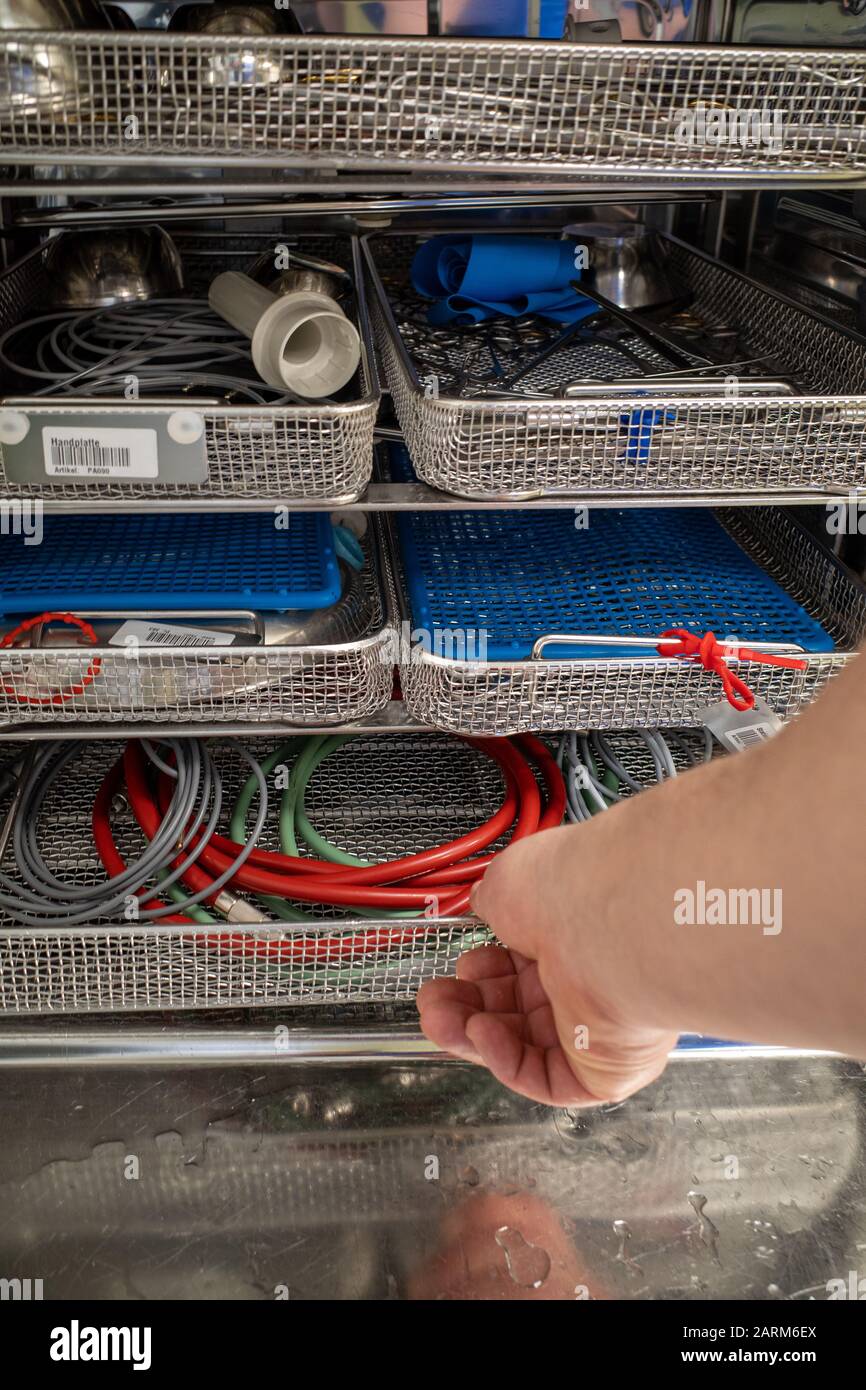 in a central sterilization department, the instruments used for an ...