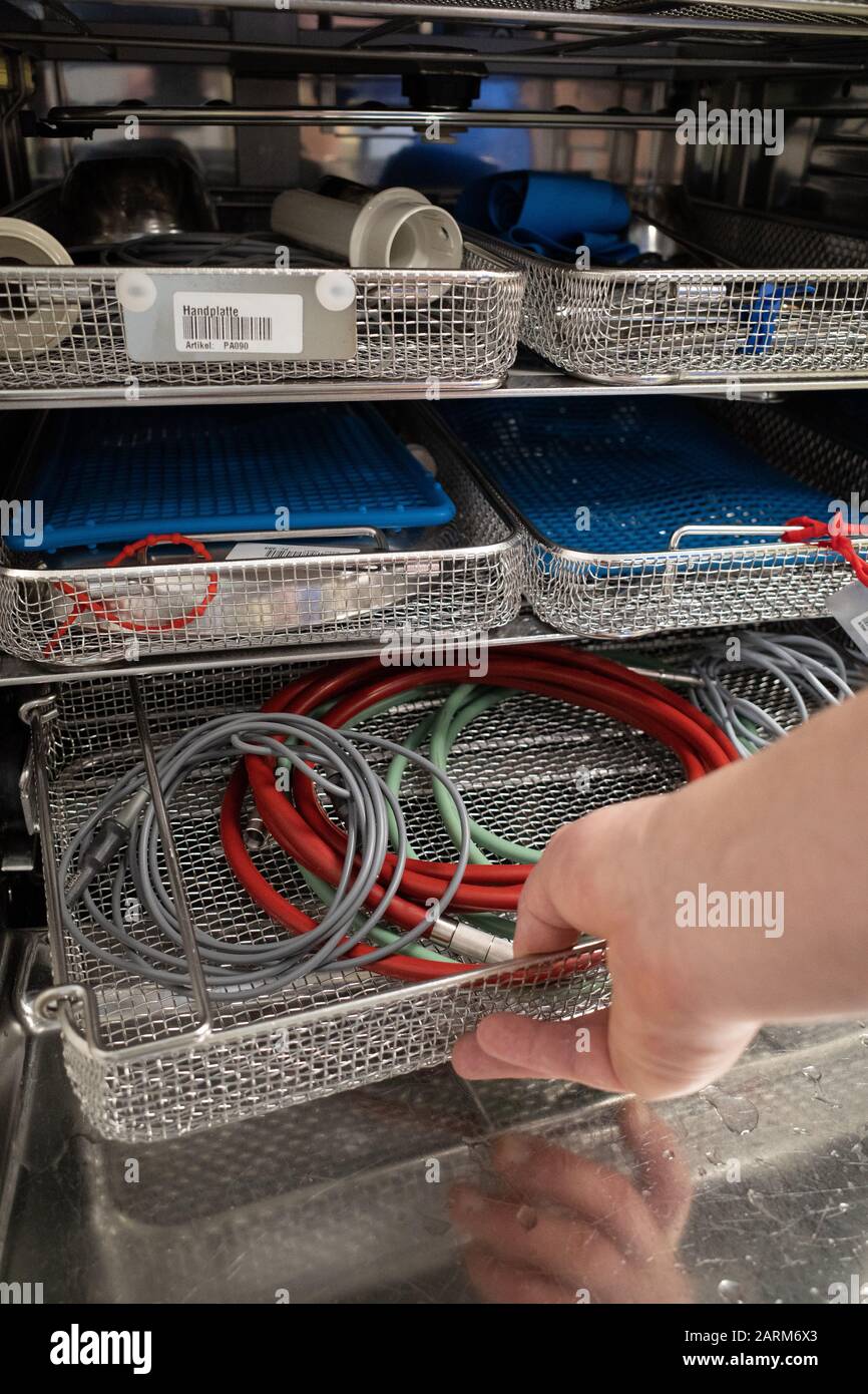 in a central sterilization department, the instruments used for an ...