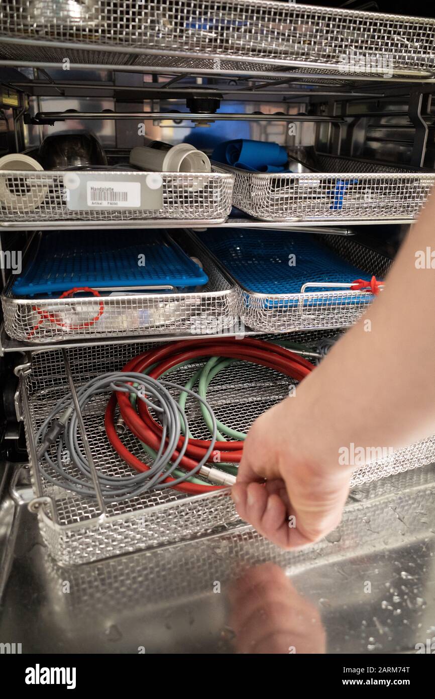 in a central sterilization department, the instruments used for an ...