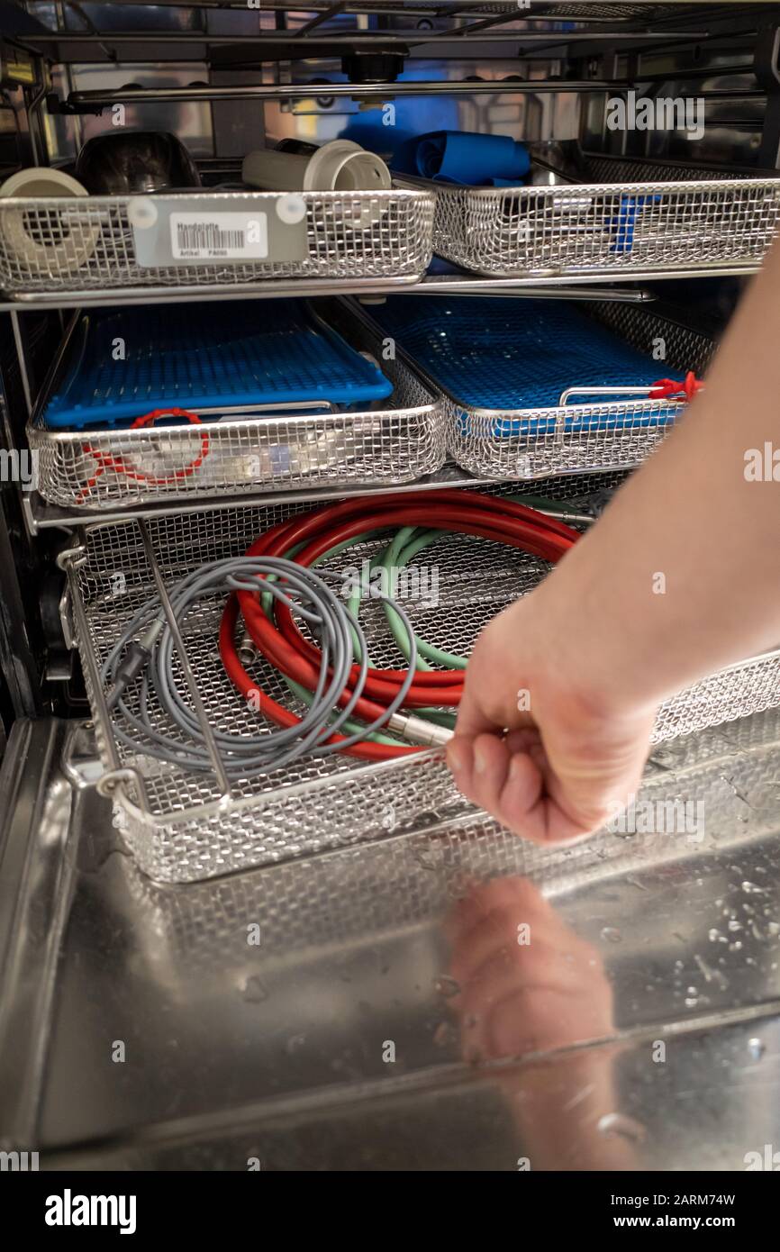 in a central sterilization department, the instruments used for an ...