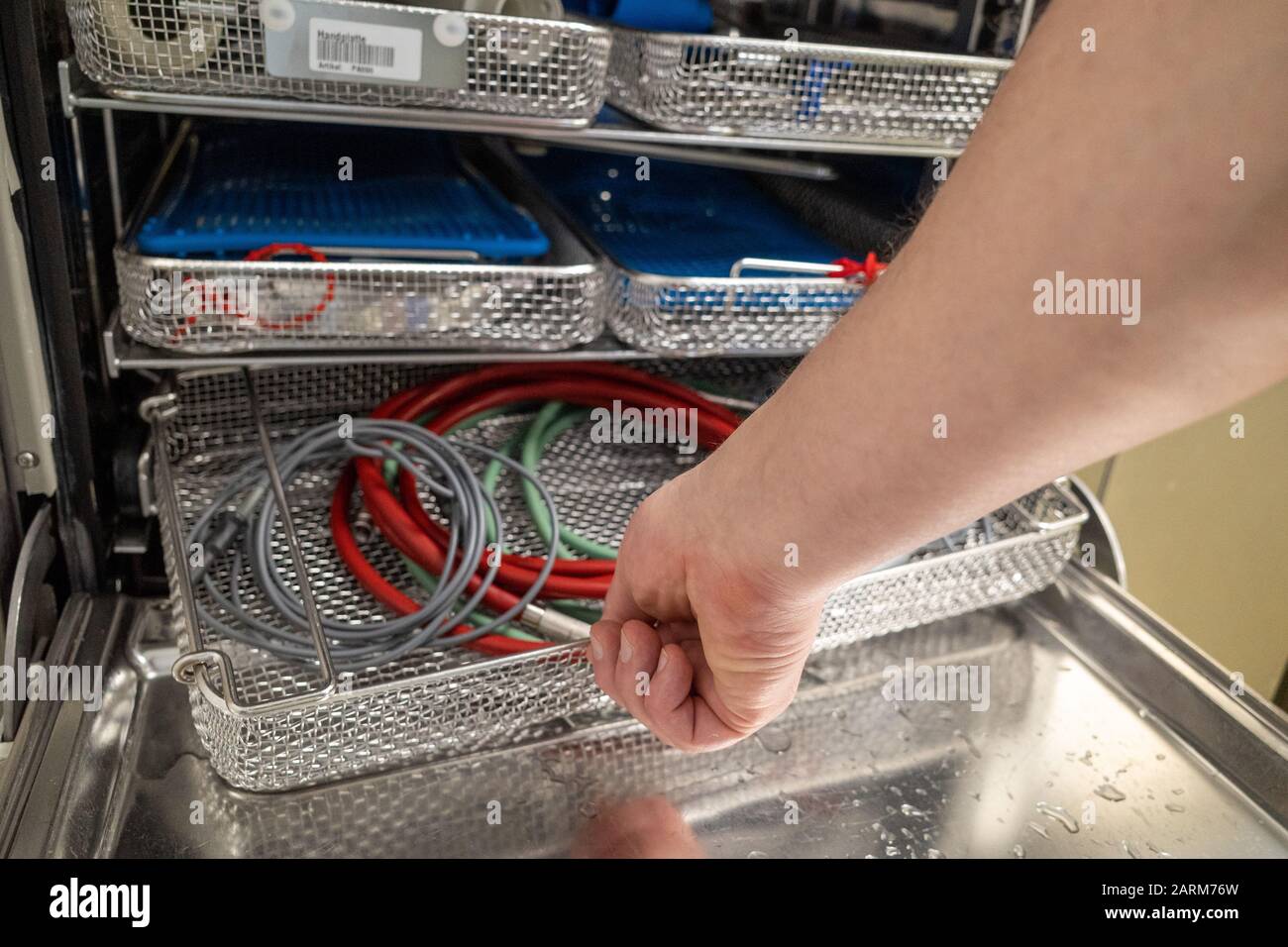 in a central sterilization department, the instruments used for an ...
