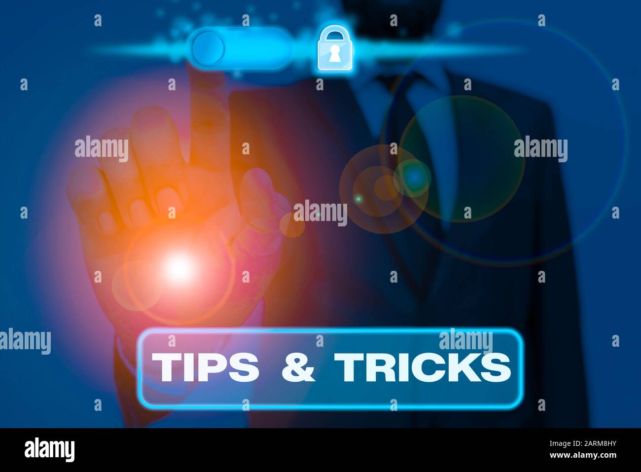 Writing note showing Tips And Tricks. Business concept for Steps ...