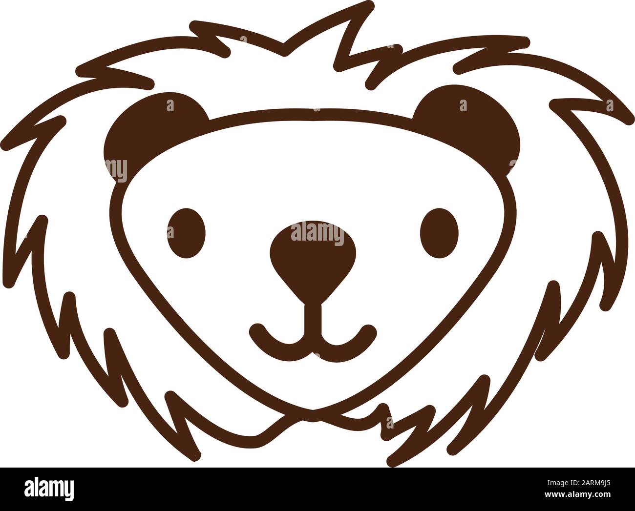 cute slot wild animal character icon Stock Vector Image & Art - Alamy