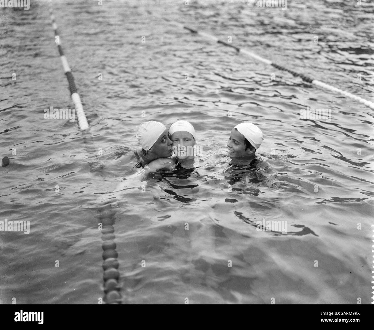 Swimming matches in Saarbrucken Germany-Netherlands Date: June 28, 1959 ...