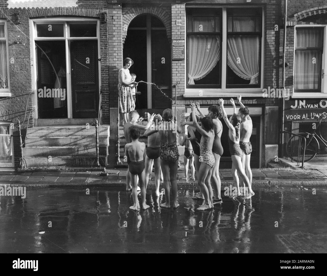 Wet play Black and White Stock Photos & Images - Alamy