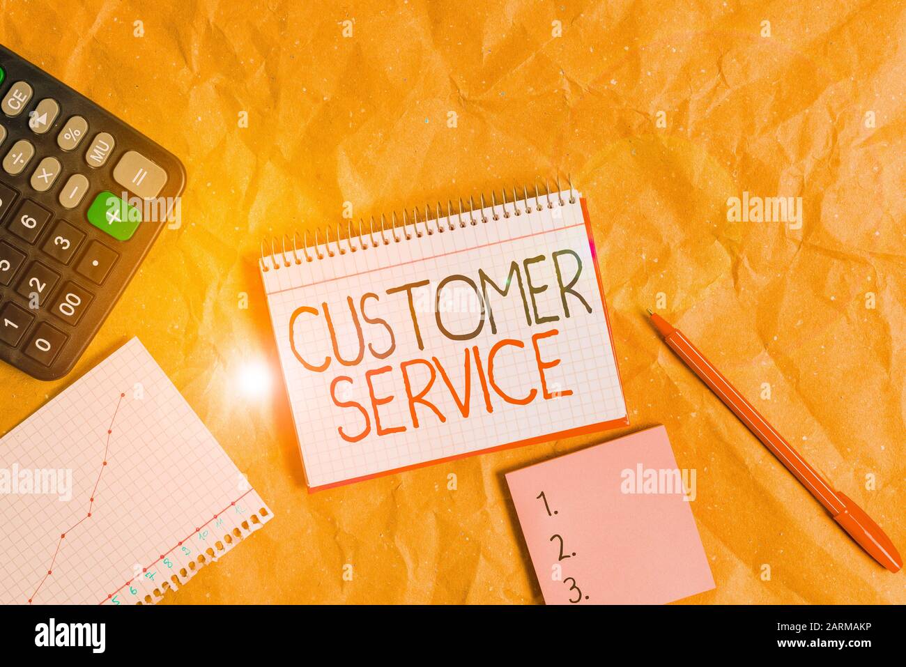Text sign showing Customer Service. Business photo text process of ...