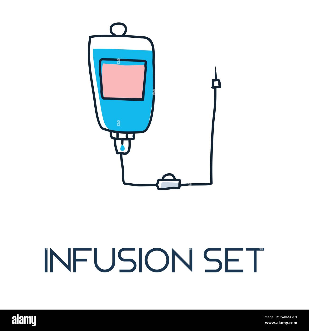 Flat line concept medical Stock Vector Images - Alamy